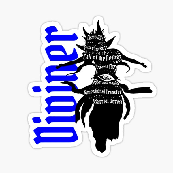 "Gloomhaven Diviner Class Silhouette " Sticker for Sale by NiamhHilton ...