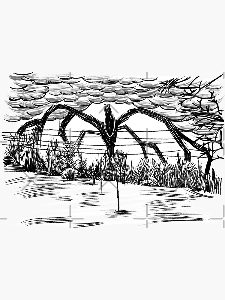 "Stranger Things Monster" Sticker by LeoZitro | Redbubble