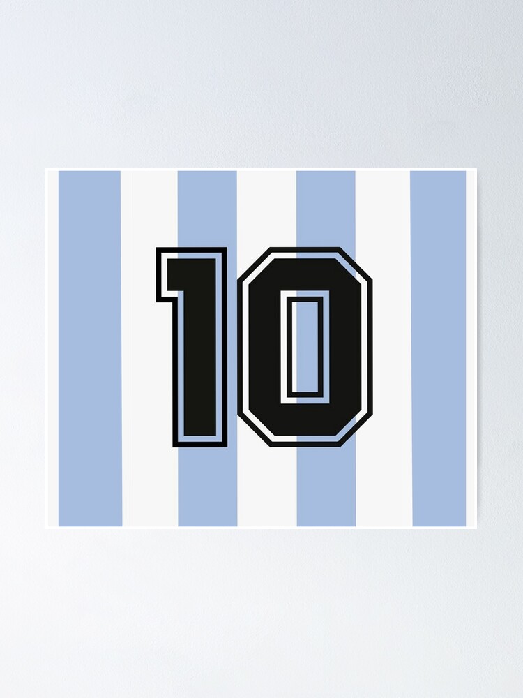 "number 10 Messi " Poster for Sale by bbarassi | Redbubble
