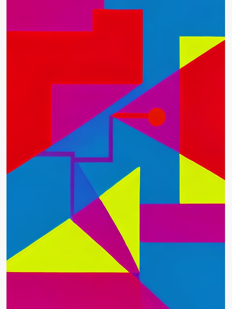 "Coloured Squares " Poster for Sale by artmanikin | Redbubble