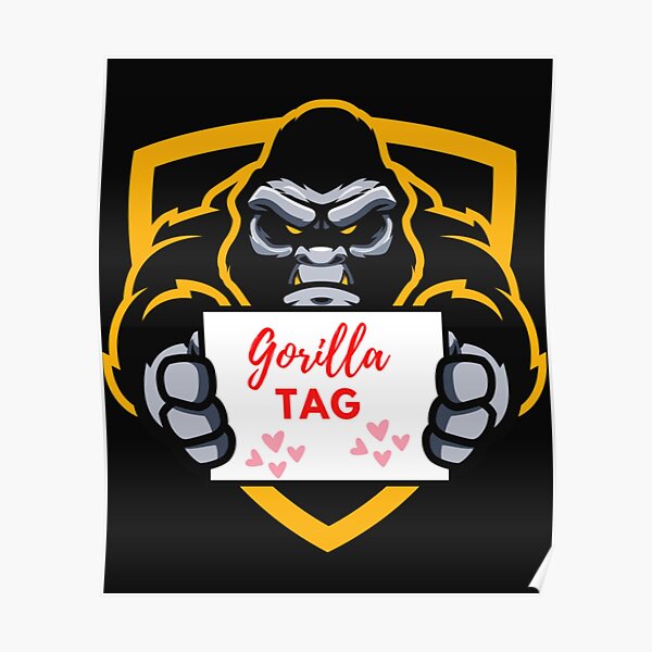 "Gorilla Tag Pfp Maker1" Poster for Sale by eternalwildflo | Redbubble