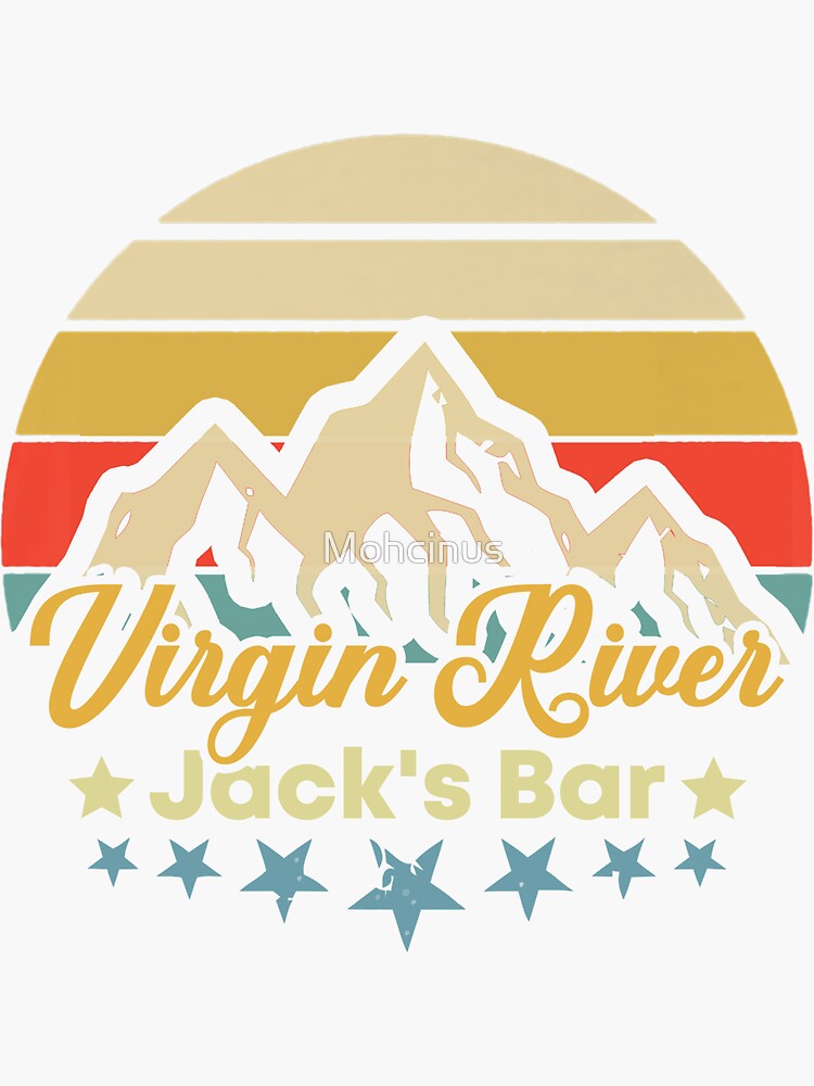 "Vintage Virgin River Jack's Bar" Sticker for Sale by Mohcinus | Redbubble