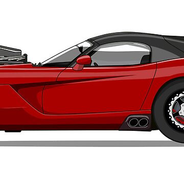 "Red Viper SRT-10" Sticker for Sale by DNL-Digital | Redbubble