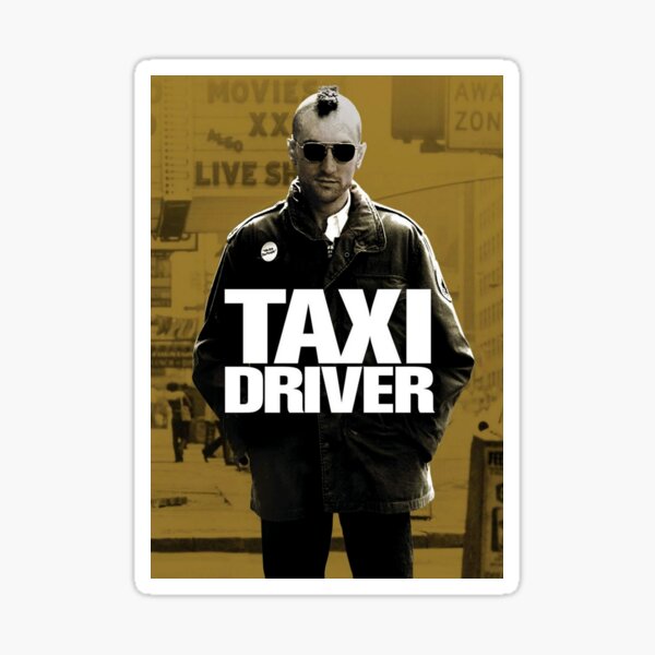 "Taxi Driver" Sticker for Sale by DAG-Trejd | Redbubble
