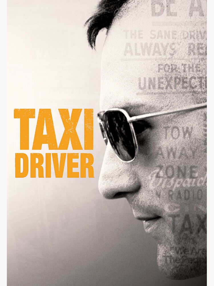 "Taxi Driver" Sticker for Sale by DAG-Trejd | Redbubble