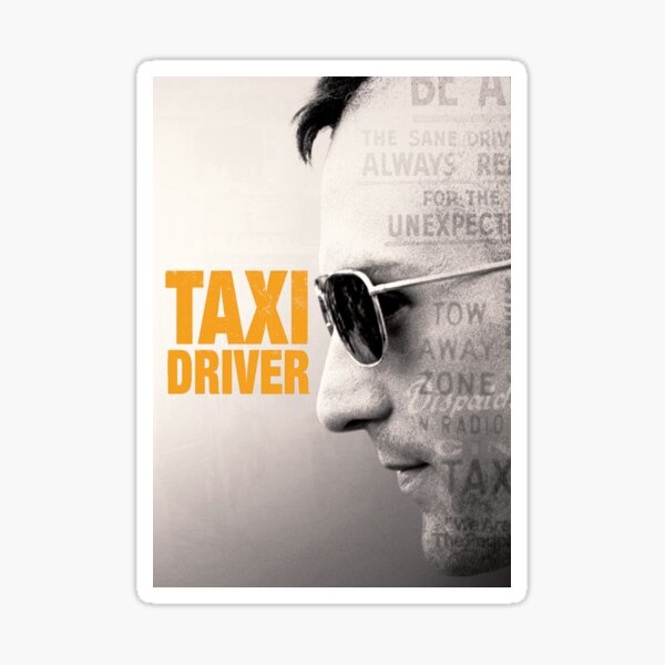 "Taxi Driver" Sticker for Sale by DAG-Trejd | Redbubble