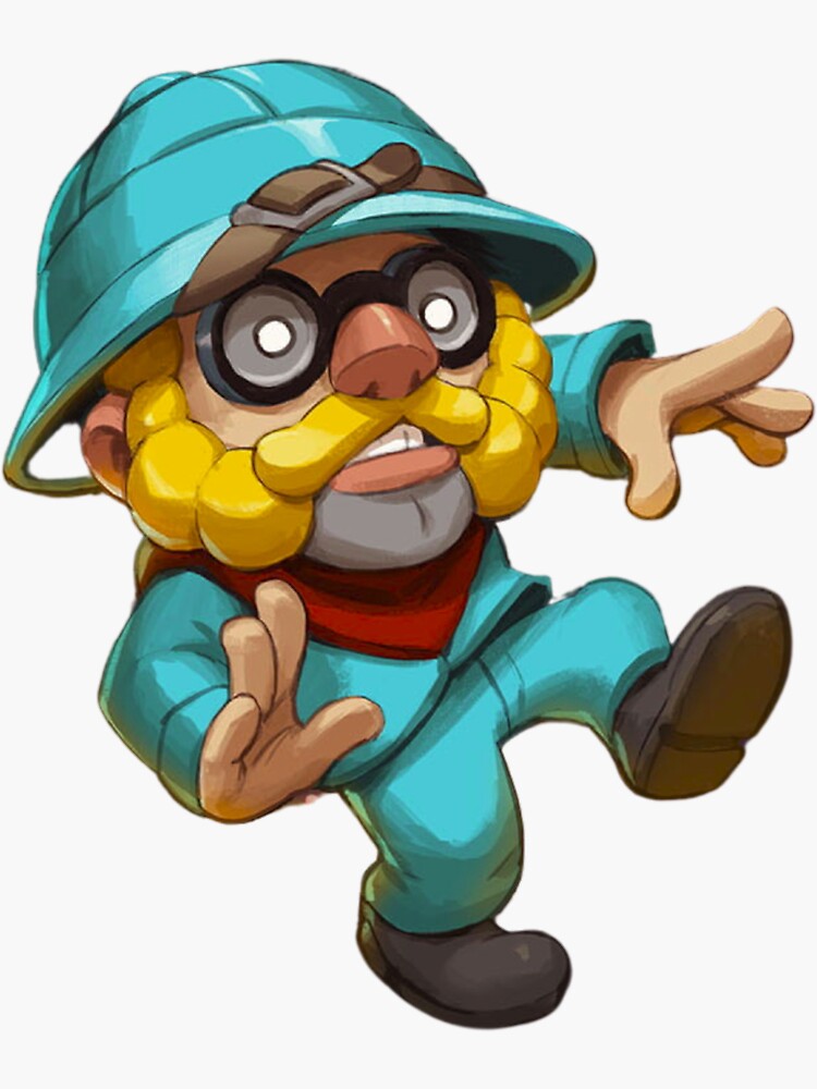 "spelunky character guy" Sticker for Sale by alexhales8008 | Redbubble