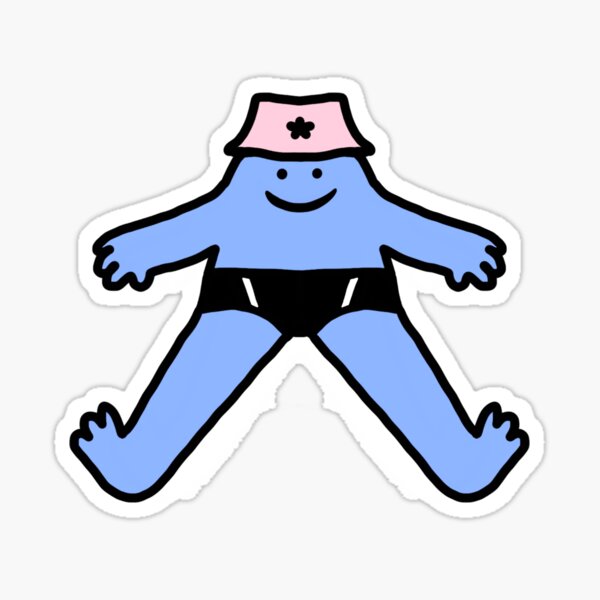 "wiwi pool" Sticker for Sale by RuppertTellac | Redbubble