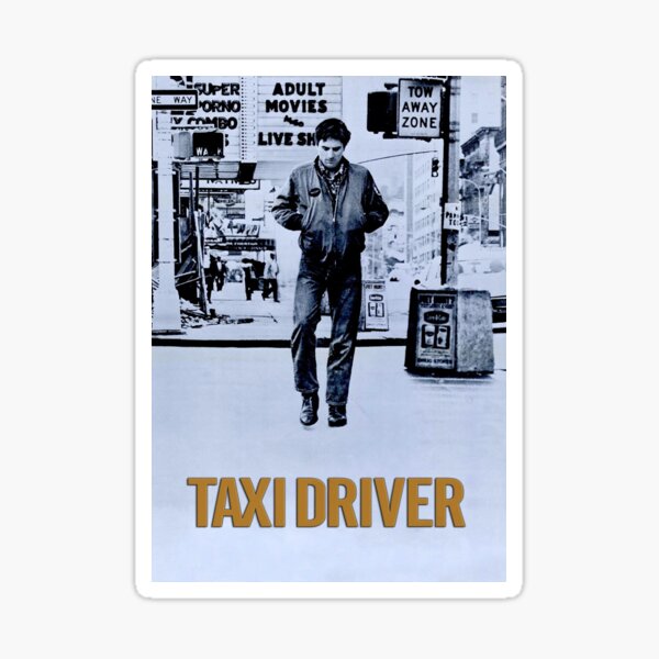 "Taxi Driver" Sticker for Sale by DAG-Trejd | Redbubble