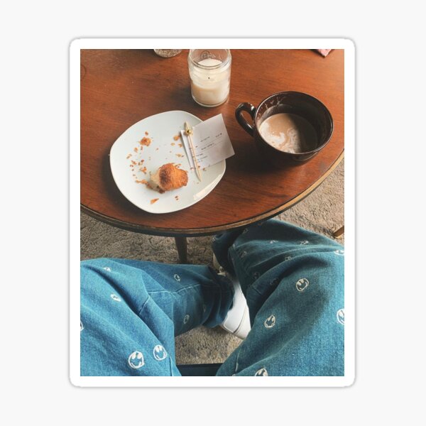 "coffee shop aesthetic sticker" Sticker for Sale by cookiebestt | Redbubble