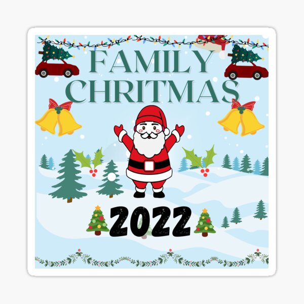 "FAMILY CHRISTMAS" Sticker for Sale by un-own | Redbubble