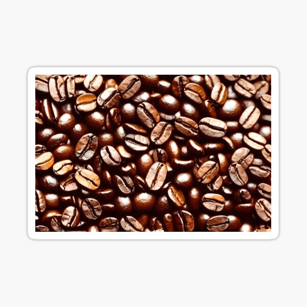 "Coffee Beans" Sticker for Sale by NautilusShop | Redbubble