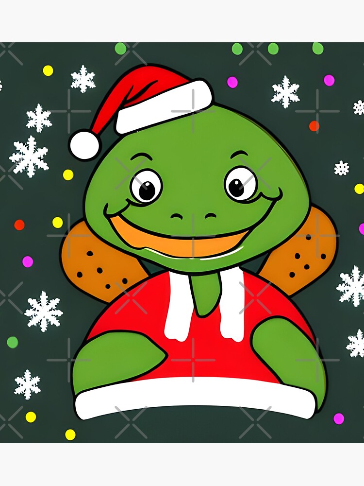 "turtle, christmas, santa, santa turtle, santa claus, merry christmas ...