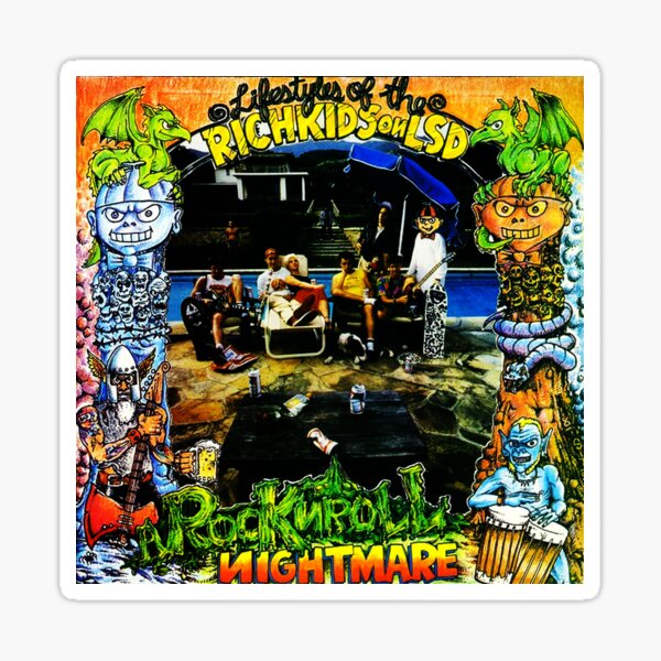 "Rich Kids on LSD (RKL) was a hardcore punk" Sticker for Sale by ...