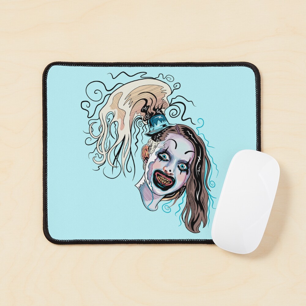 "Little Pale Girl Spooky Clown Horror Movie Art Terrifier 2 " Sticker ...