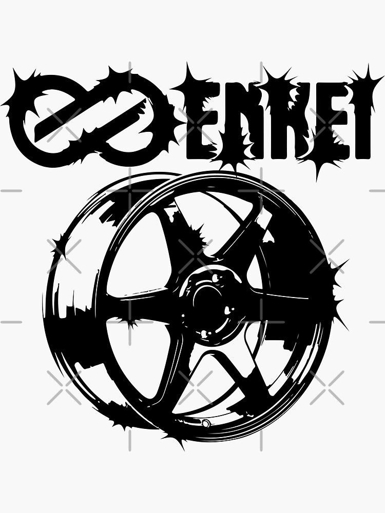 "Car Rim/Wheel ENKEI style" Sticker for Sale by AutoGemBG | Redbubble