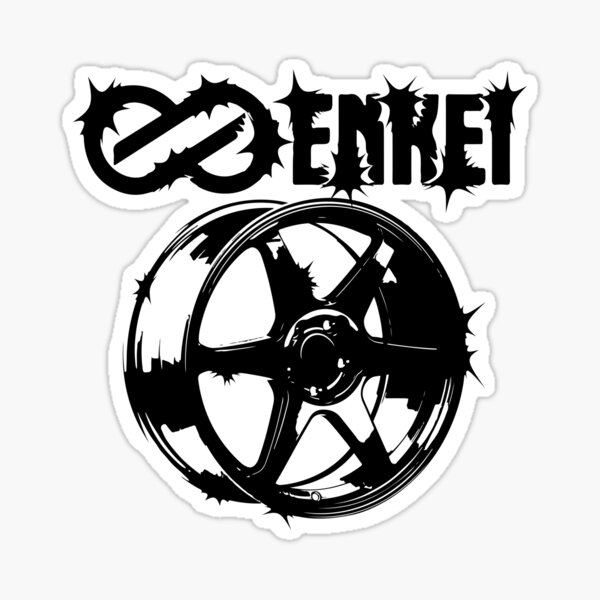 "Car Rim/Wheel ENKEI style" Sticker for Sale by AutoGemBG | Redbubble