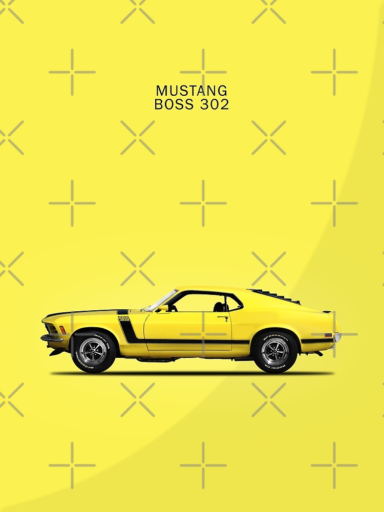 "The Mustang Boss" Poster for Sale by rogue-design | Redbubble