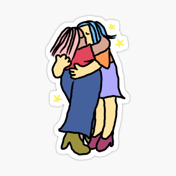 "WiWi kiss" Sticker for Sale by RuppertTellac | Redbubble