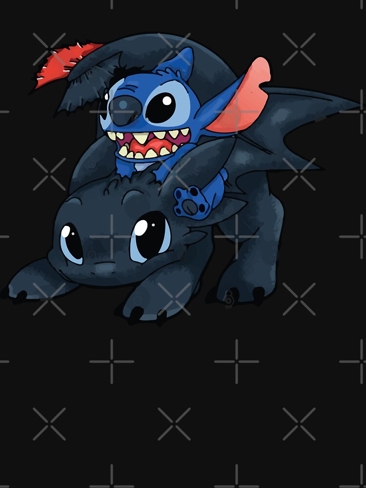 "Toothless and Stitch" Active T-Shirt for Sale by animated69 | Redbubble