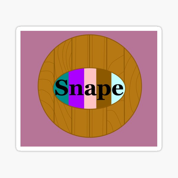 "Snape Color Mix" Sticker for Sale by Comfort-Station | Redbubble