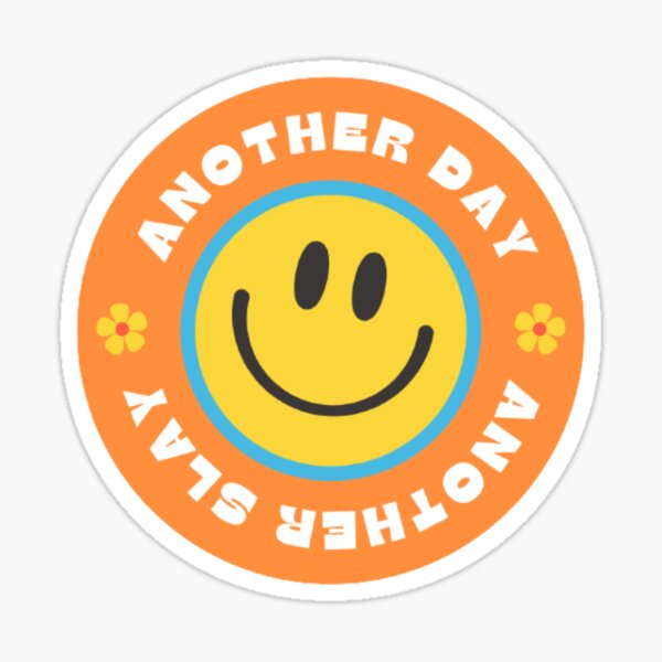 "Another day!" Sticker for Sale by asian-gurl | Redbubble