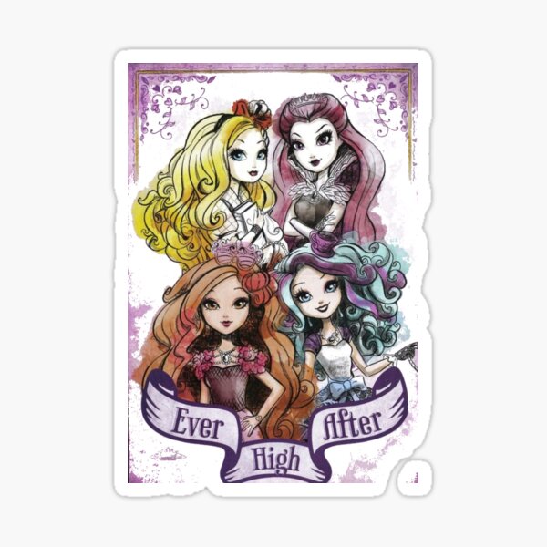 "Ever After High" Sticker for Sale by Andreica2000 | Redbubble