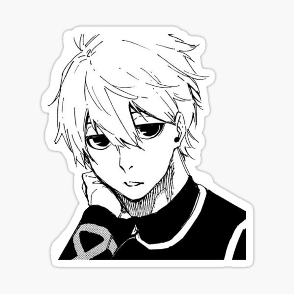 "nagi blue lock" Sticker for Sale by ARTISTYGOLD | Redbubble