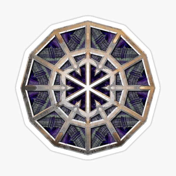 "Resurrection Emblem - Gold and Purple 2 on White background" Sticker ...