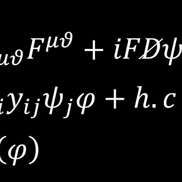 "Standard Model Of Particle Physics Lagrangian, Lagrangian of the ...