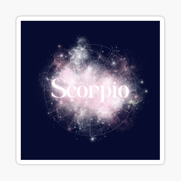 "Scorpio (pink) - zodiac sign astrology aesthetic" Sticker for Sale by ...