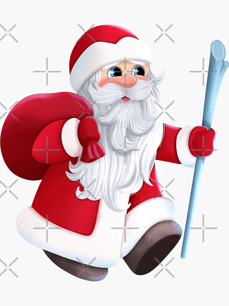 "Ded Moroz" Sticker for Sale by andrioletta | Redbubble