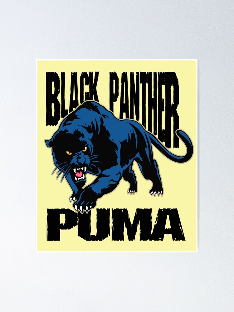 "Black Panther - Puma" Poster for Sale by mturns57 | Redbubble