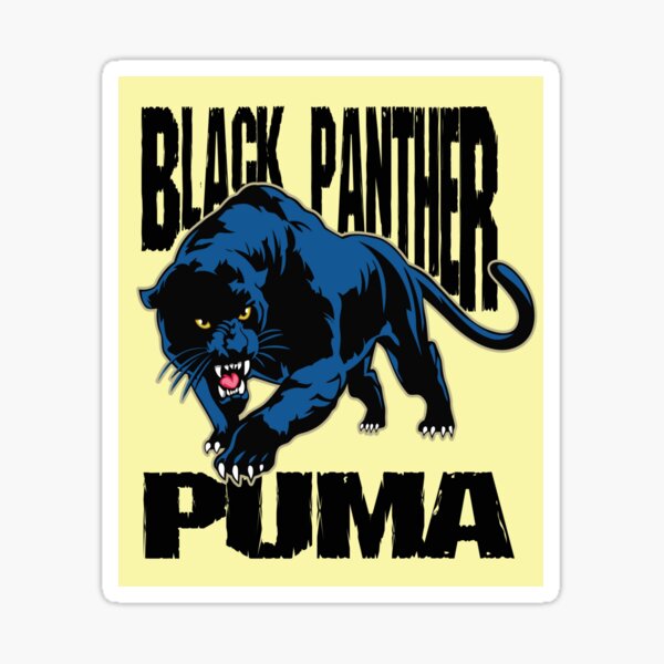 "Black Panther - Puma" Sticker for Sale by mturns57 | Redbubble