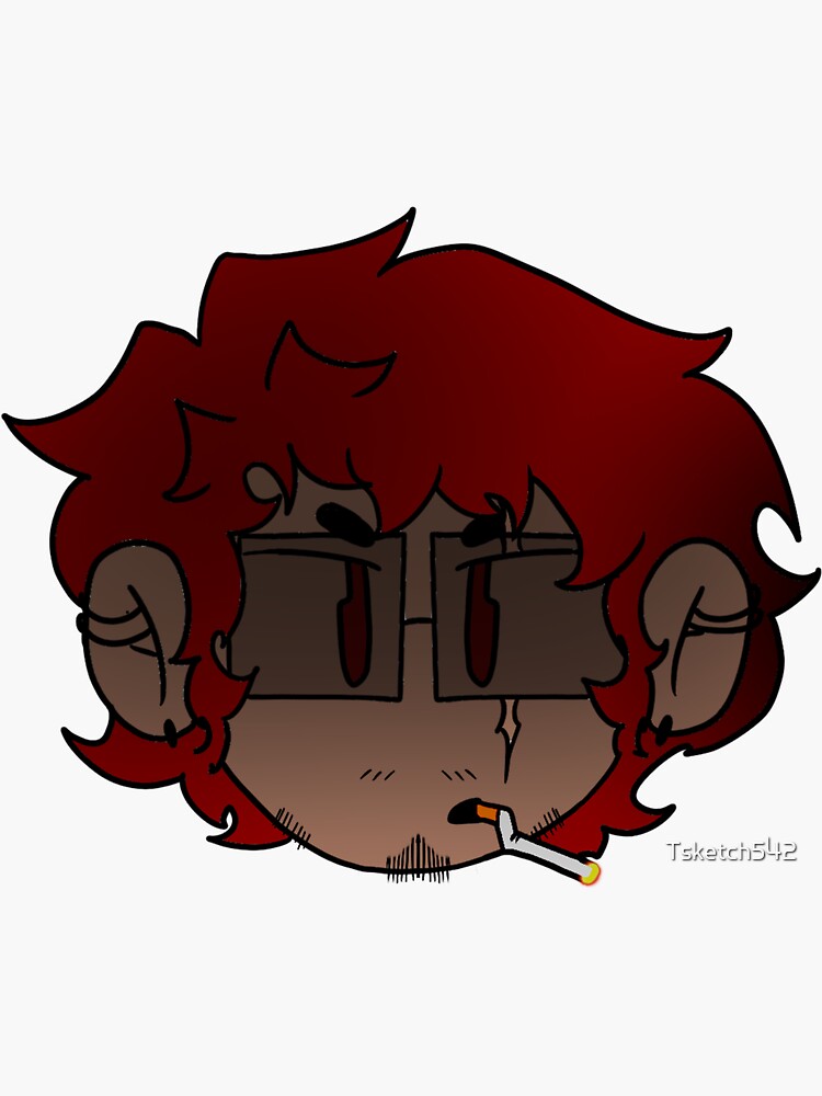 "Cartoon Tanner" Sticker for Sale by Tsketch542 | Redbubble