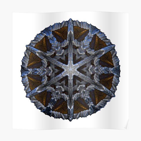 "Resurrection Emblem - Crystal on White background" Poster for Sale by ...