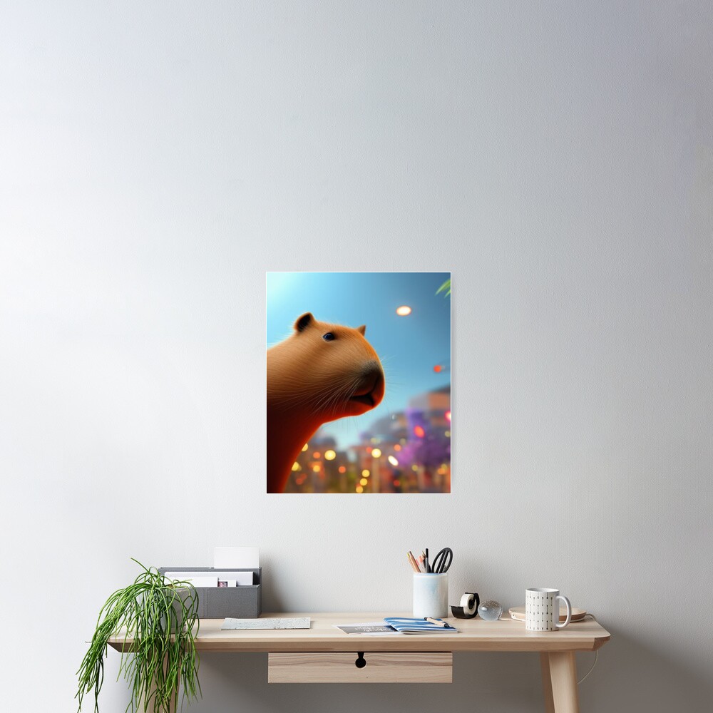 "Sup Bro Capybara. Cute Capybaras" Poster for Sale by LeanDesigns ...