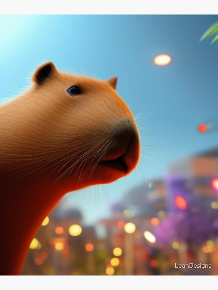 "Sup Bro Capybara. Cute Capybaras" Sticker for Sale by LeanDesigns ...