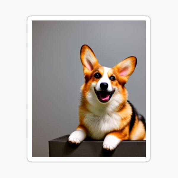 "Coming Out Corgi. Fat Corgis" Sticker for Sale by LeanDesigns | Redbubble