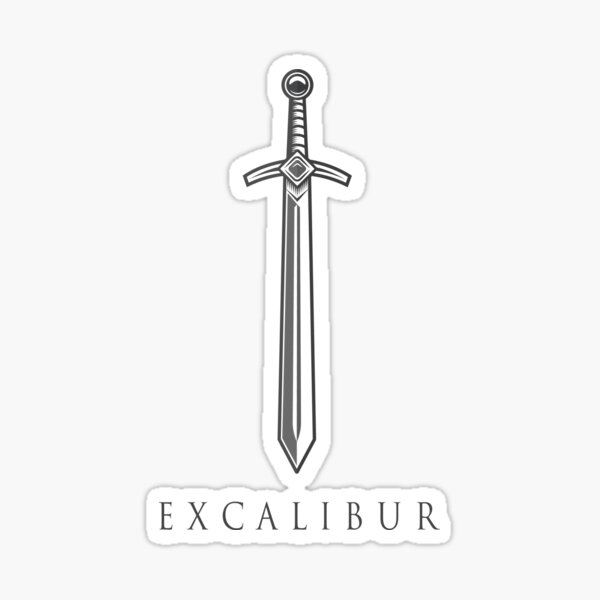"Excalibur - The Sword in the Stone 8" Sticker for Sale by BrianSmith84 ...