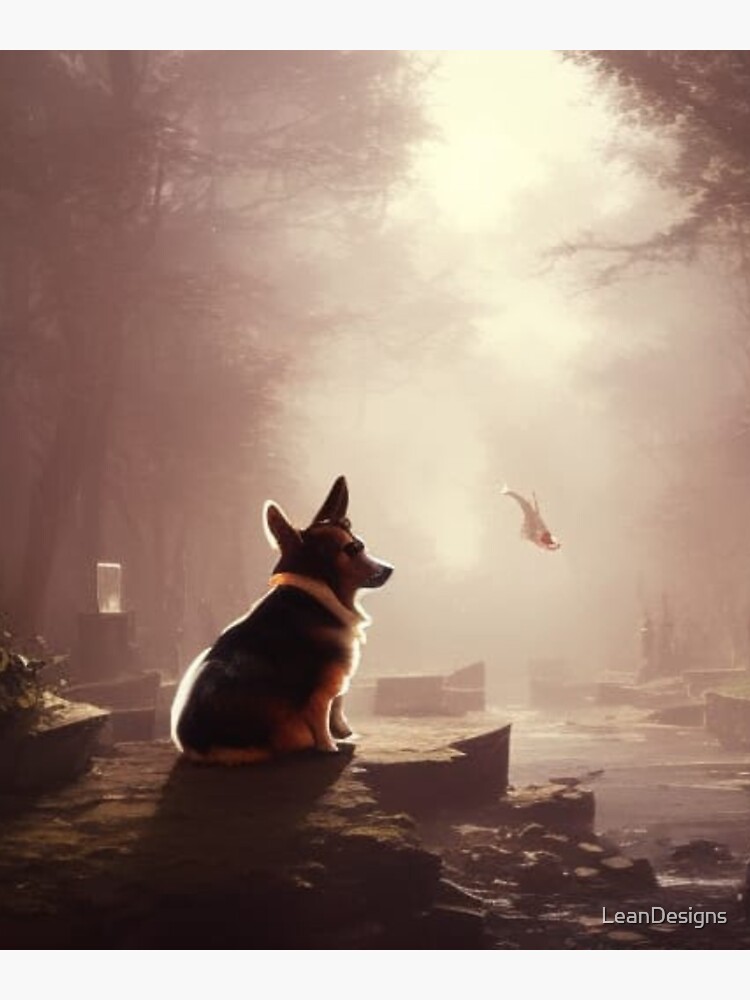 "Watching Fish Corgi. Fat Corgis" Sticker for Sale by LeanDesigns ...