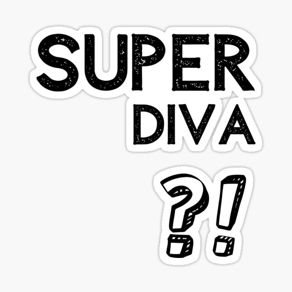 " rbg super diva" Sticker for Sale by justbeadmirable | Redbubble
