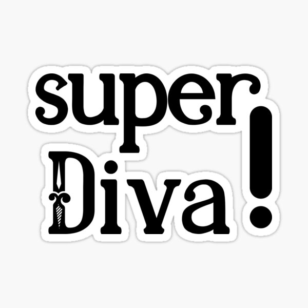 " rbg super diva" Sticker for Sale by justbeadmirable | Redbubble