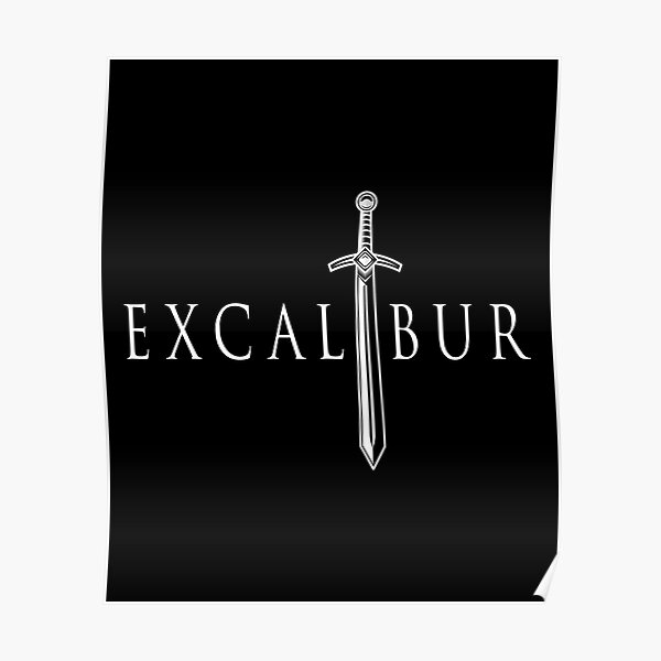 "Excalibur - The Sword in the Stone 9" Poster for Sale by BrianSmith84 ...