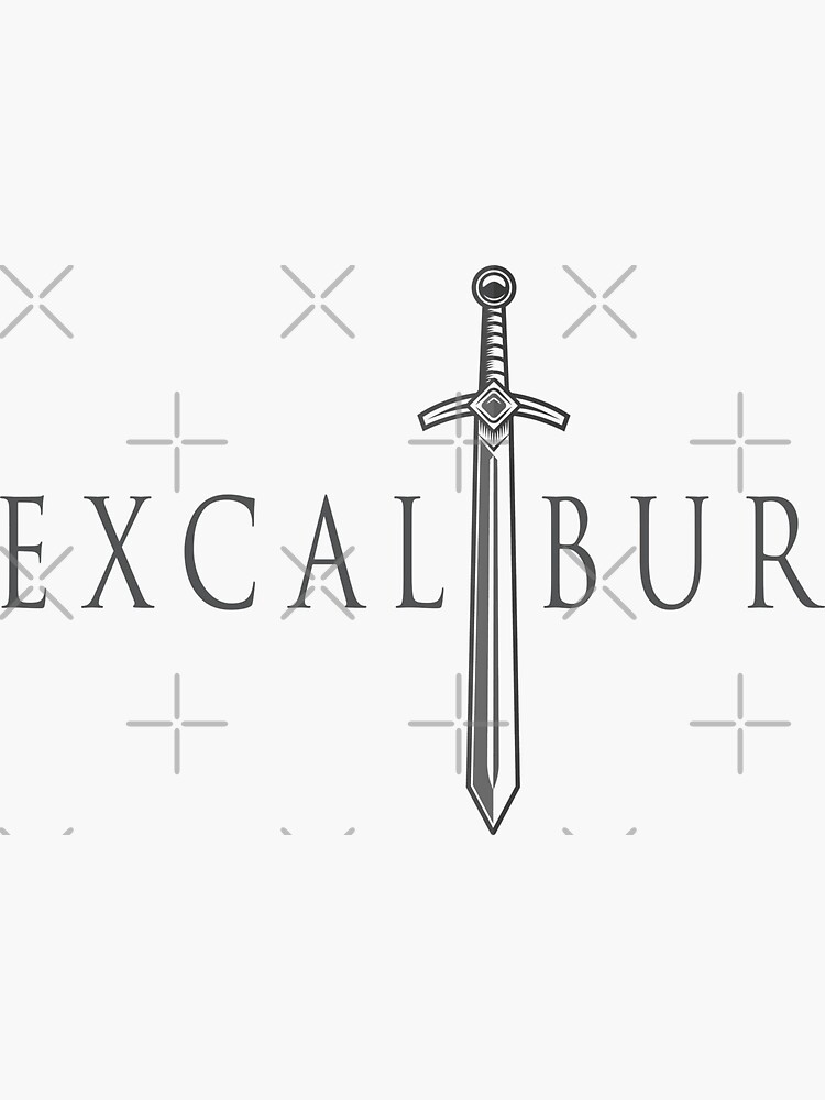 "Excalibur - The Sword in the Stone 9" Sticker for Sale by BrianSmith84 ...
