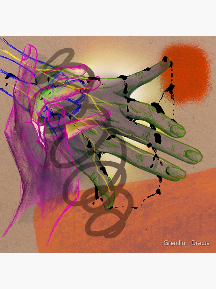 "No escape " Sticker for Sale by rochellemalia | Redbubble