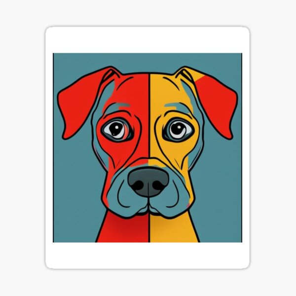 "Very Sad Dog. Crying Animals" Sticker for Sale by LeanDesigns | Redbubble
