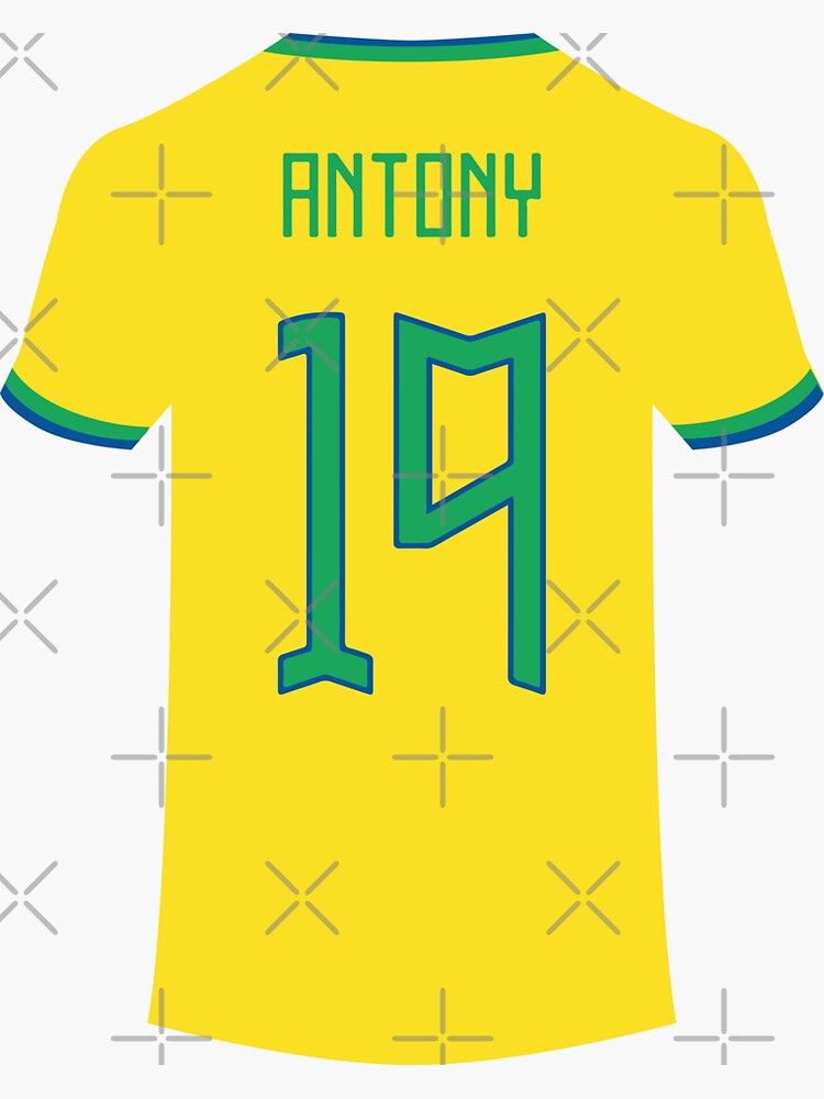 "Antony - Brazil 2022" Sticker for Sale by OnTargetSports | Redbubble