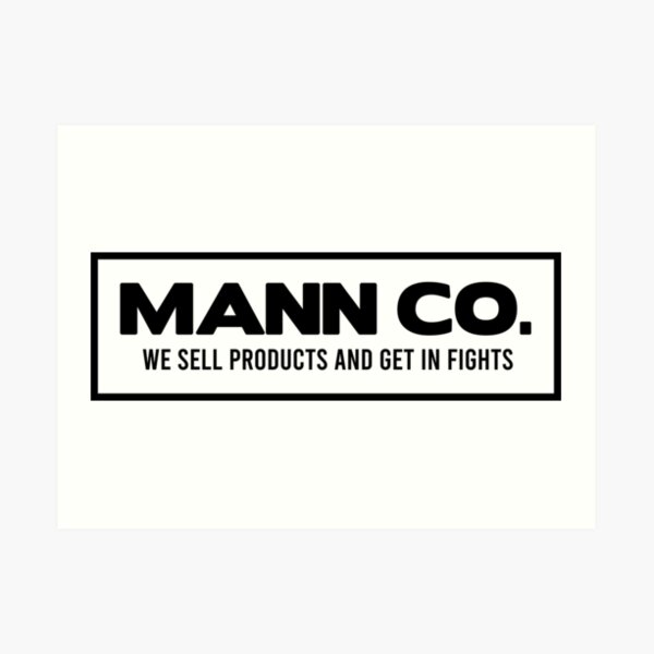 "Mann co logo" Art Print for Sale by Loadout | Redbubble