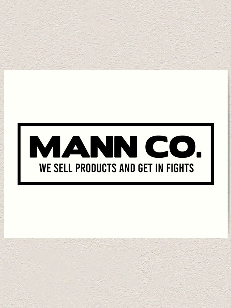 "Mann co logo" Art Print for Sale by Loadout | Redbubble